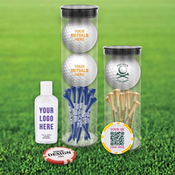 Custom Golf Tee Poly Pack - 5PC