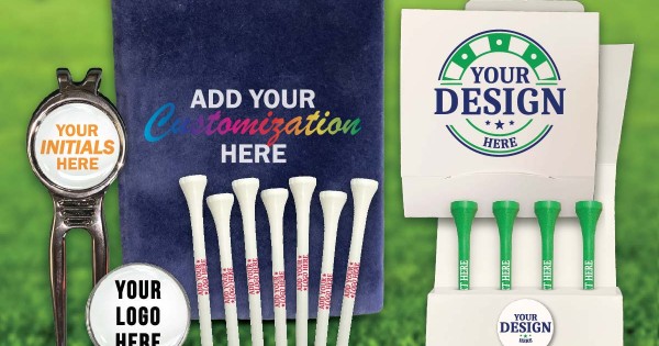 Custom Golf Tee Tournament Packs | Personalize Your Own | CMGE