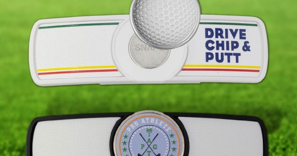 Snaps Imprinted Golf Hat Strap Clip w/ Ball Marker