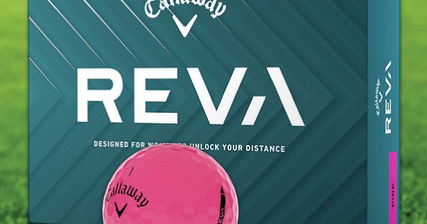 Callaway Ladies REVA Pink Custom Logo Golf Balls / Dozen