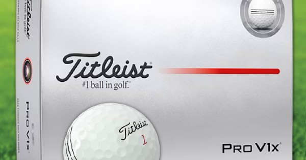 Titleist Pro V1x Enhanced Alignment Custom Logo Golf Balls / Dozen