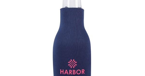 Koozie® Zip-Up Bottle Cooler with Opener