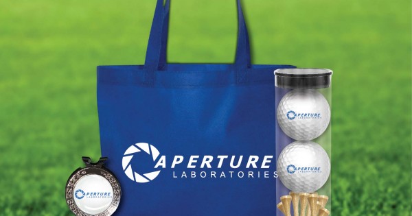 Custom Golf Swag Bag with Silver Luxury Divot
